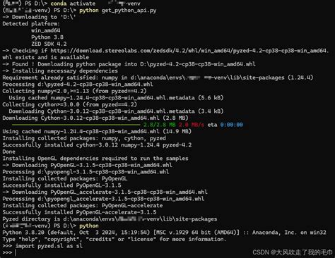 Zed相机运行getpythonapipy报错问题及解决方案zed Sdk Pyopengl有问题 Csdn博客