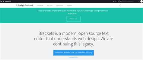 Adobe Kills Brackets Code Editor Suggests Using Visual Studio Code