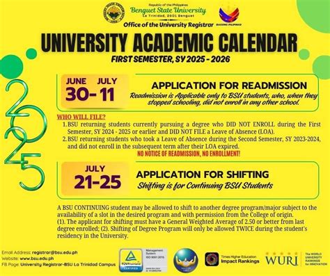 Bsu Application For Readmission June 30 2025 July 11 2025 Who Will