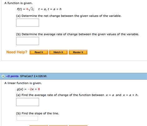 solved a function is given f t 4 squareroot t t a t