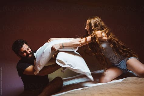 Pillow Fight By Stocksy Contributor Vero Stocksy Pillow Fight By Stocksy Contributor Vero Stocksy