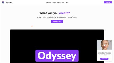 Odyssey Ai Powered Workflows For Creatives And Teams Seektool Ai Directory