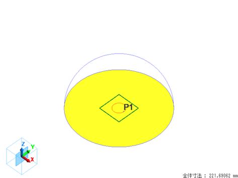 円形パッチアンテナの共振周波数 — Pyfemtet Project Documentation