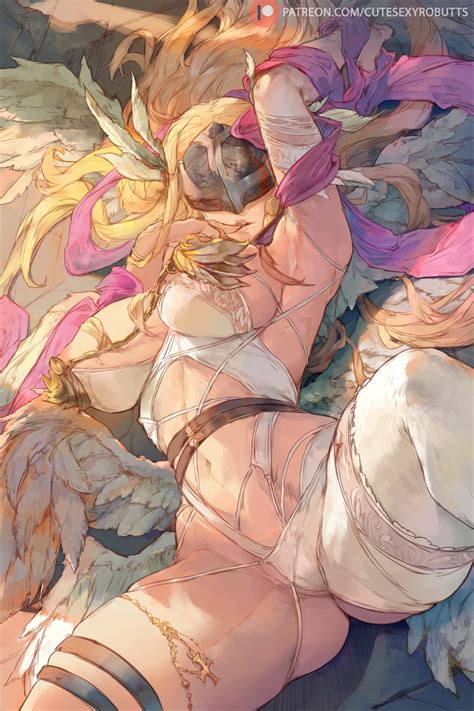 Angewomon Digimon Drawn By Cutesexyrobutts Danbooru