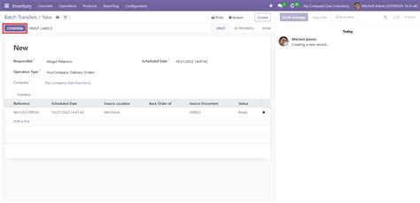 Transfers In Odoo 16 Inventory App Odoo V16 Community Edition Book
