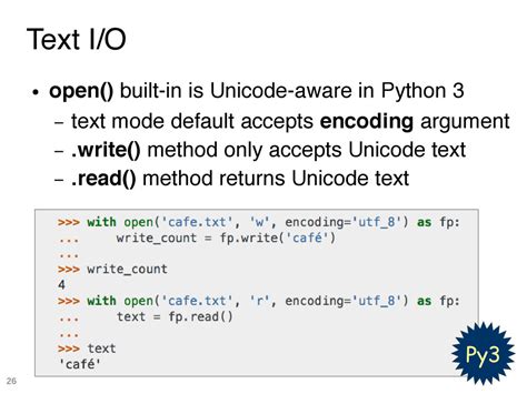 Unicode Solutions In Python 2 And Python 3 Speaker Deck