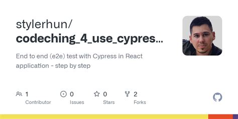 github stylerhun codeching 4 use cypress to write e2e tests end to end e2e test with