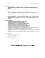 Unit 1 Biology Mastery Assessment Docx Unit 1 Biology Mastery Assessment Name Unit Mastery
