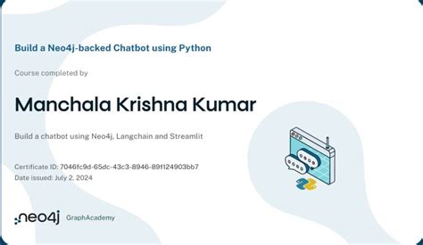 Completed Neo4j Graphacademy Course On Graph Databases Krishna Kumar Manchala Posted On The