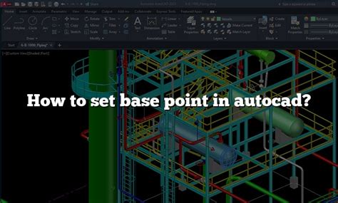 How To Set Base Point In Autocad