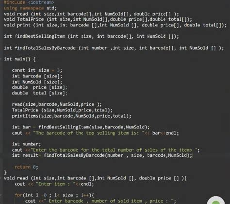 Solved Include Using Namespace Std Void Read Int Size