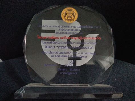 Award สมาคมเพื่อการพัฒนาสิทธิมนุษยชนและสิทธิผู้หญิง Association For Human Rights And Womens