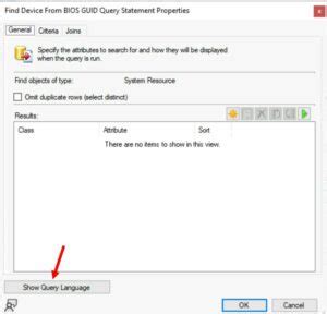 Create SCCM Query Find Device From BIOS GUID HTMD Blog
