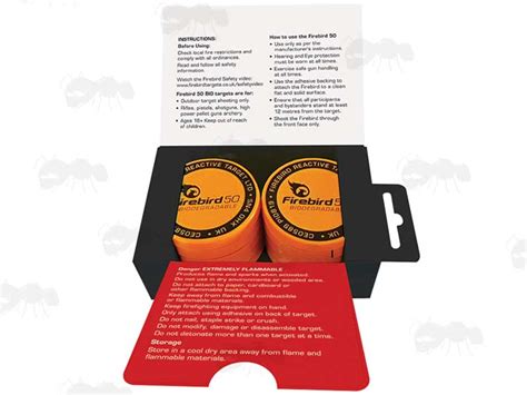 Firebird Reactive Exploding Targets Airgun Rifle Shotgun Target Range