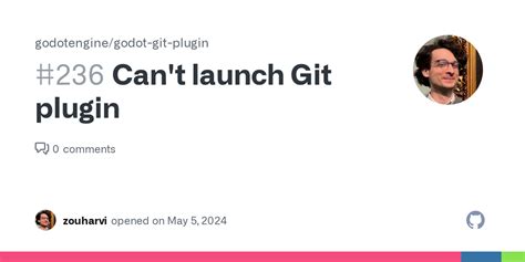Cant Launch Git Plugin · Issue 236 · Godotenginegodot Git Plugin · Github