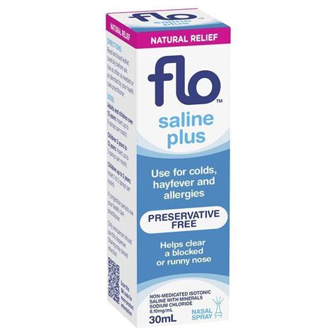 Buy Flo Saline Plus Nasal Spray 30ml Online At Chemist Warehouse®