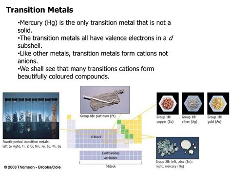 PPT Transition Metals PowerPoint Presentation Free Download ID