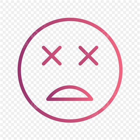 Dead Vector Hd Png Images Vector Dead Emoji Icon Emoji Icons Dead