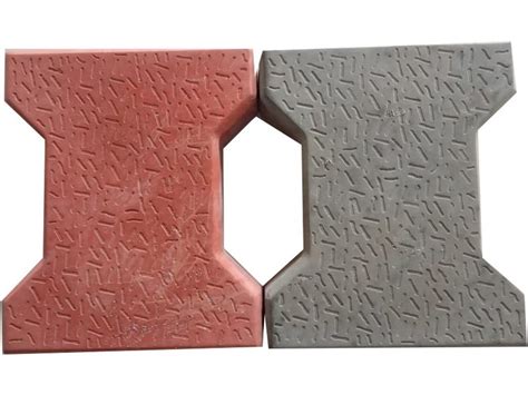 Red And Grey Interlocking Concrete Blocks Size 8x6inch Thickness 90mm At ₹ 43 Sq Ft In Bengaluru