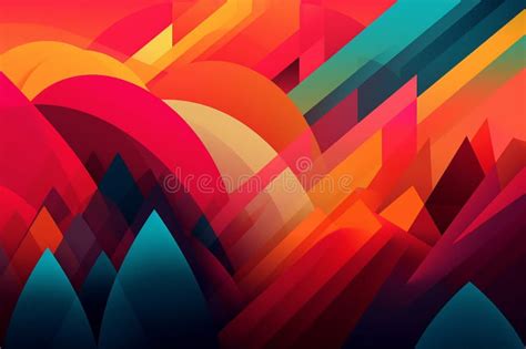 Vibrant Abstract Background An Abstract Background Illustration Featuring Vibrant Colors And