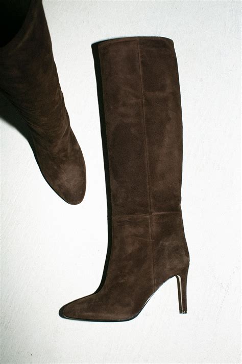 Anna F Brown Suede Annabelle Boot Bona Drag