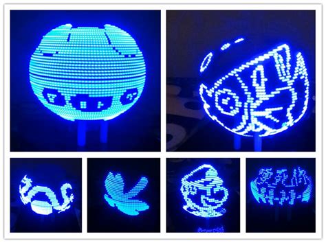 Diy Rotating 56 Leds Pov Clock Parts Blue Pov Led Parts Kit Unfinished