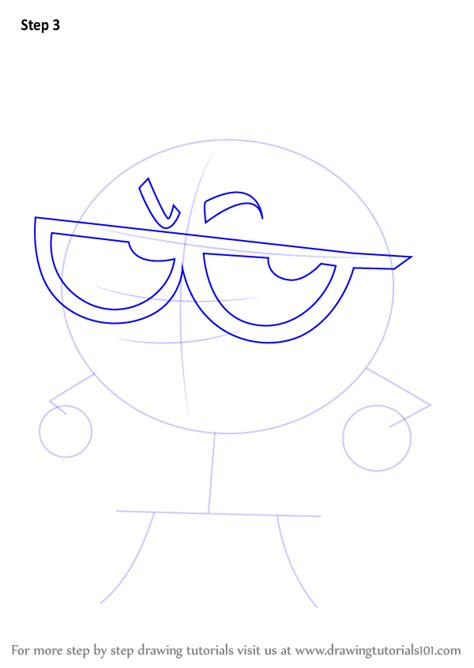 How To Draw Dexter From Dexter S Laboratory Dexter S Laboratory Step