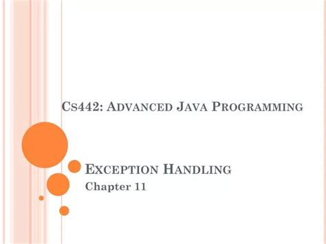Ppt Exception Handling Powerpoint Presentation Free Download Id