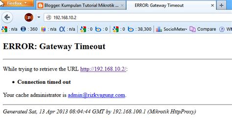 Mengganti Tampilan Halaman Error Webproxy Mikrotik Komputer Dan Jaringan