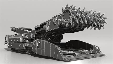 Continuous Miner 3d Model Cgtrader
