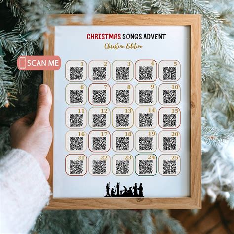 Christian Advent Calendar Playlist Dyi Advent Spotify Code Advent