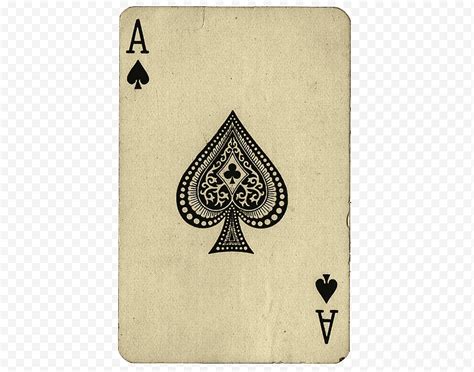 스페이드 에이스 카드 놀이 Png Klipartz
