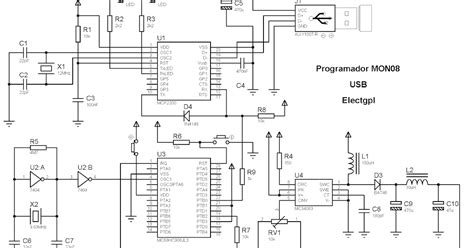 Electgpl Electrónica HC Programador USB Monitor
