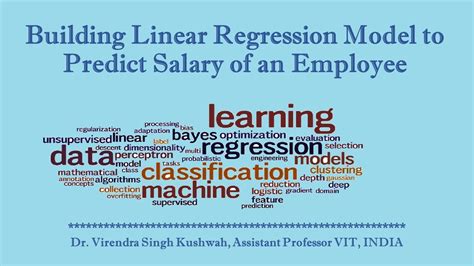 Building Linear Regression Model To Predict Salary Of An Employee Youtube