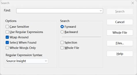 Source Insight怎么搜索变量，source Insight搜索东西搜不出来 Source Insight中文网站