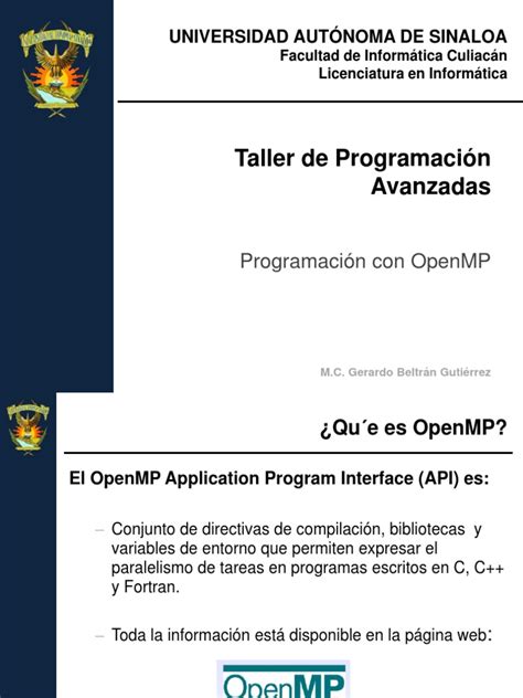 Programacion Con Openmp Pdf Descargar Gratis Pdf Hilo Computación Compilador