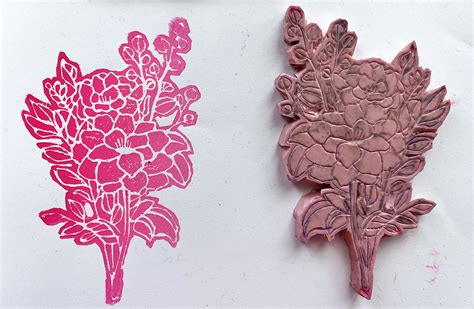 8th Grade Linoleum Block Printmaking In The K 8 Art Studio With 8th Grade Linoleum Block Printmaking In The K 8 Art Studio With