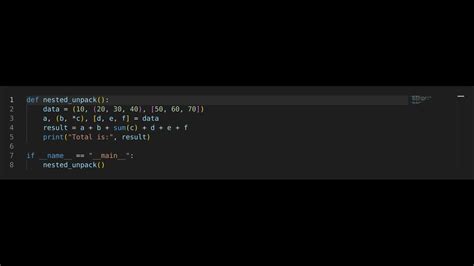 Python Interview Question Unpacking In Python Youtube