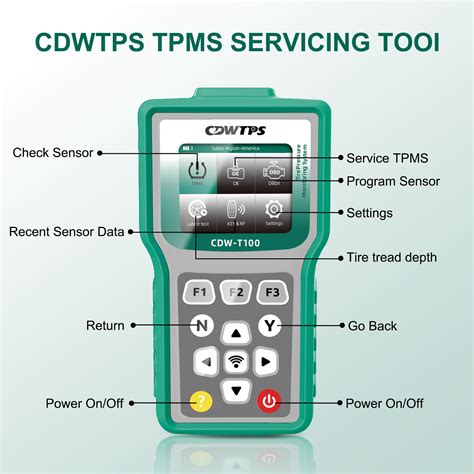 Cdwtps T100 Tpms Tool Activation Scan 315433 Sensors Tpms Programmi