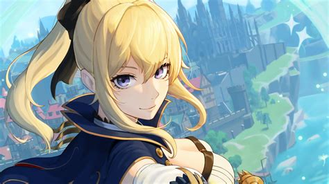 White Hair Jean HD Genshin Impact Wallpapers HD Wallpapers ID 60594