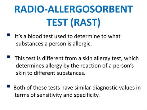 Radio Allergosorbent Test Rast Pptx