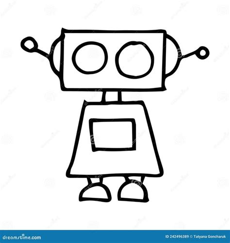 Cute Robot Drawing Doodles In 2024 Robots Drawing Cute Drawings