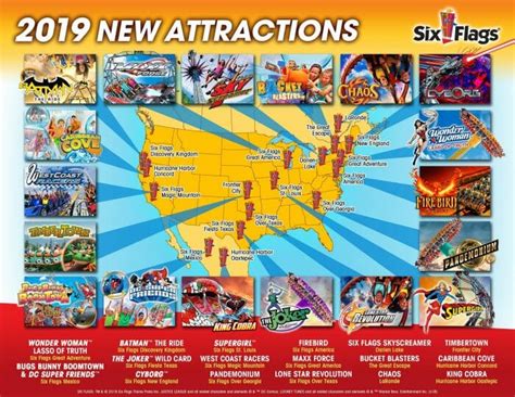 Six Flags Announces New Attractions For 2019 Coaster Nation