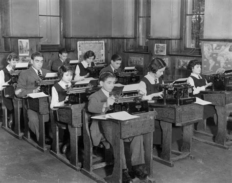 A Look Back At 20th Century Typing Classes Through Fascinating