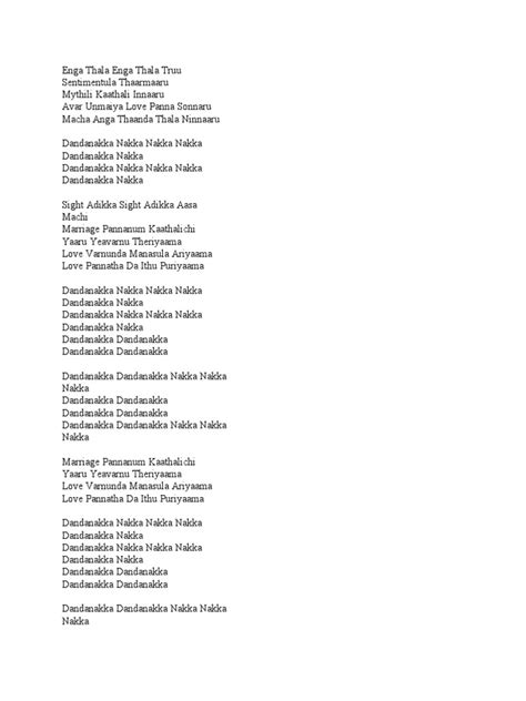 Enga Thala Enga Thala Truu Pdf