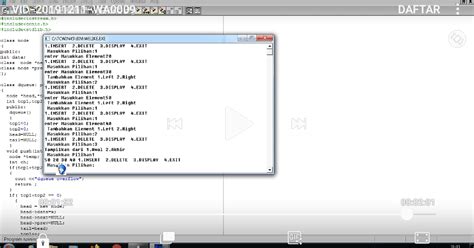 pemrograman c program deque