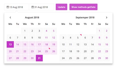 Check In And Check Out Date Range Picker Jquery T Datepicker Jquery