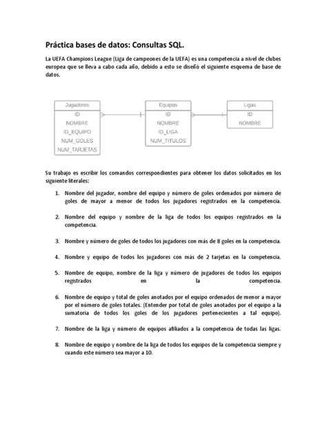 Práctica Bases De Datos Pdf