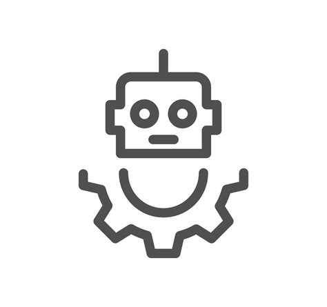 Robotic Process Automation Related Icon Outline And Linear Vector