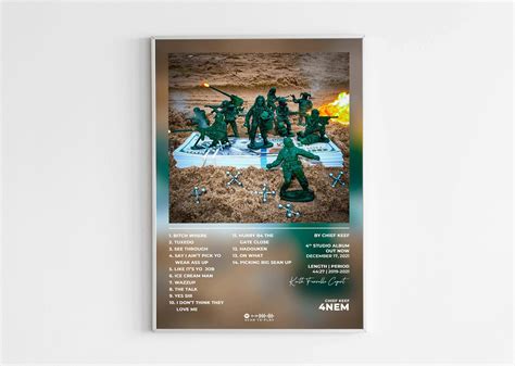 4nem Chief Keef Poster Backyard